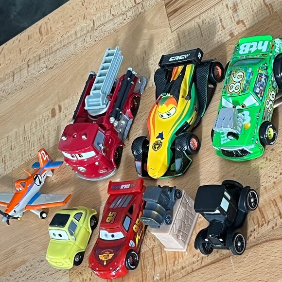 Disney | Toys | Disney Pixar Cars Mixed Diecast Vehicle Plane Lot ...
